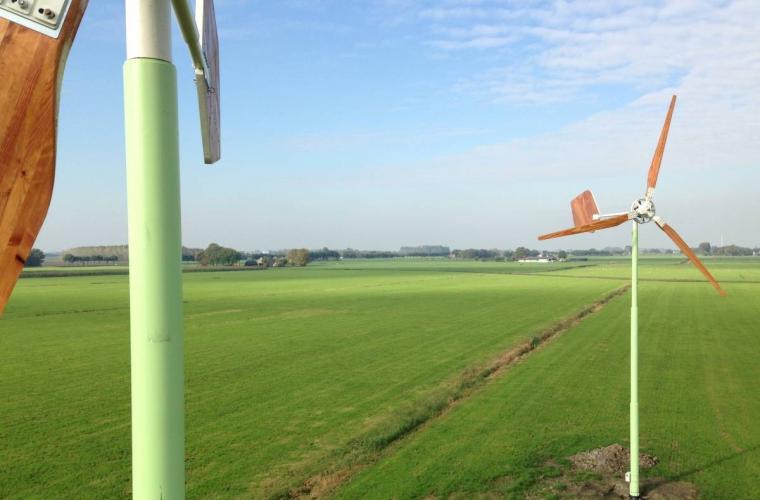 Ook lage bomen vangen wind door EAZ Wind | Nieuwe Energie Overijssel