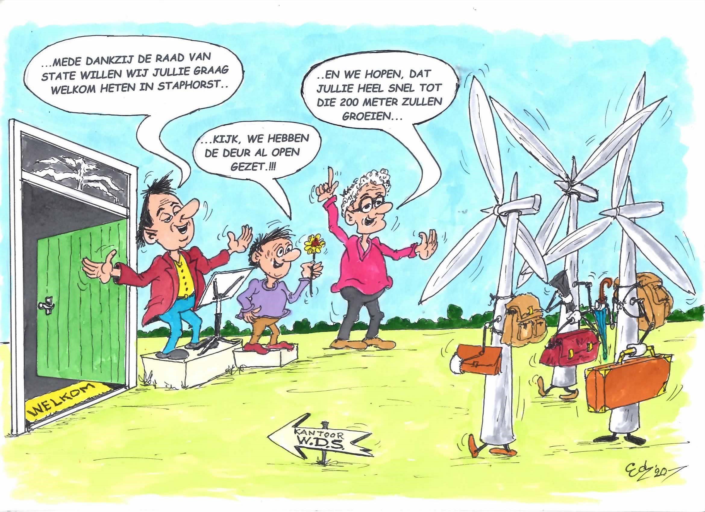 Wij Duurzaam Staphorst mag starten met de bouw van het windpark ...