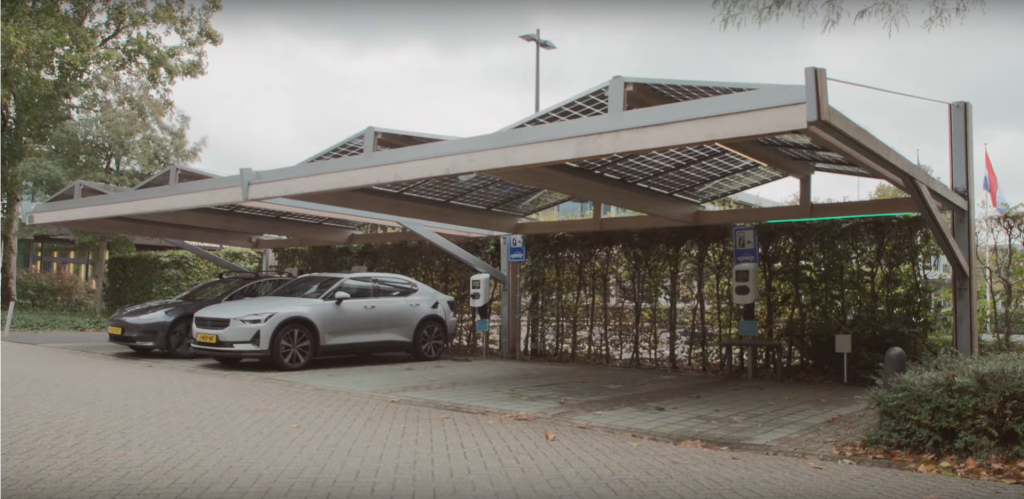 Zonnecarport provinciehuis is proeftuin voor nieuwe ontwikkelingen | Nieuwe Energie Overijssel
